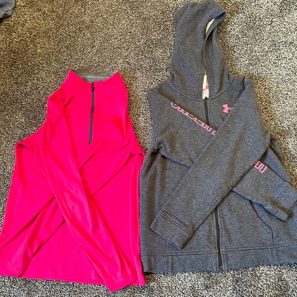 Under Armour | Jackets & Coats | Bundle Of Two Jacketshalf Zip Both Are ...